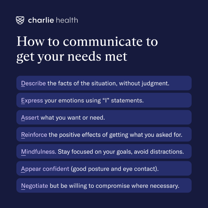 DEAR MAN DBT Skills | Charlie Health